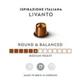 Nespresso Capsules Original, Livanto, Medium Roast Espresso Coffee, 50 ...