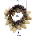 2 PCS African Tribal Style Nuts Handbell Seed Rattle Bracelet Anklet ...