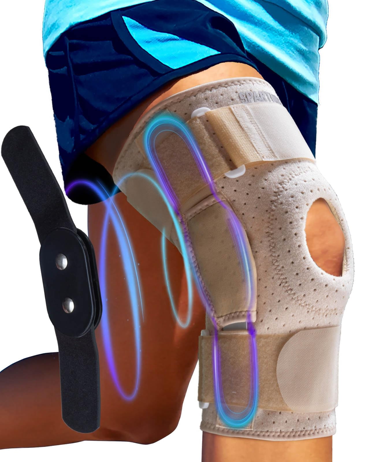 Rodillera Sparthos - Alivia el dolor de ligamento cruzado anterior (LCA ...