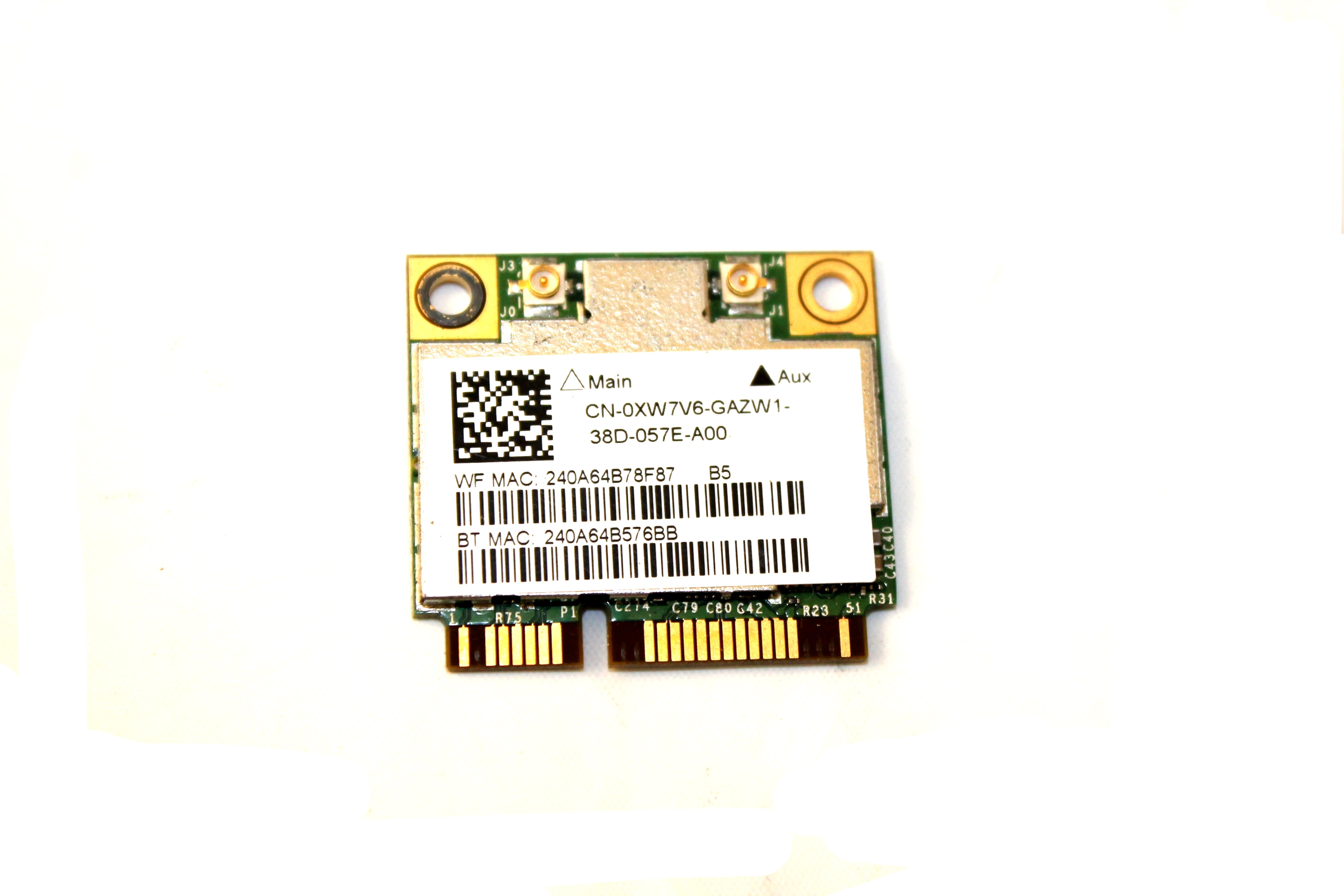 XW7V6 Dell Alienware 18 Wireless Wifi Bluetooth Card - Walmart.com