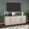 Evelyn&Zoe Tillman Rectangular TV Stand for TV's up to 75", White ...