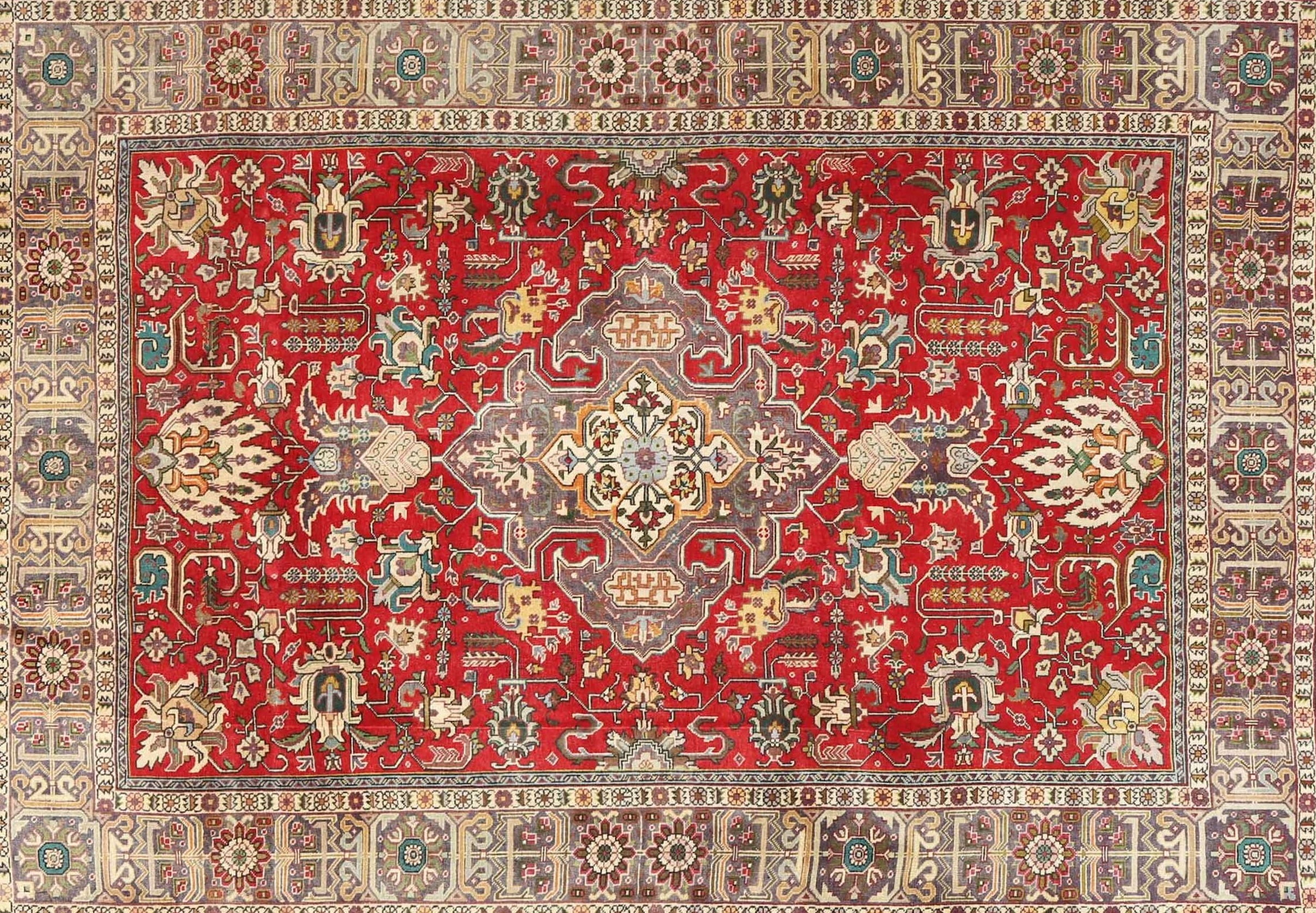 Ahgly Company Indoor Rectangle Traditional Red Persian Area Rugs, 2' x ...