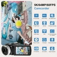 MARVUR 5K Professional Handheld Video Camera Camcorder 64MP 18X Zoom ...