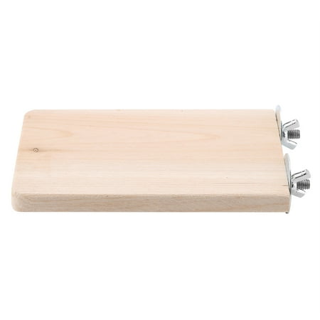 Small Pet Natural Wood Stand Platform Toy Rectangular Wooden Jumping ...