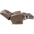 Lane Comfort King Big Man's Rocker Recliner - Grey Leather (curbside ...