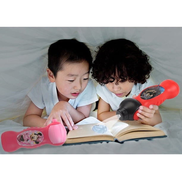 Proyector de dibujos animados para niños, linterna, juguete luminoso ...