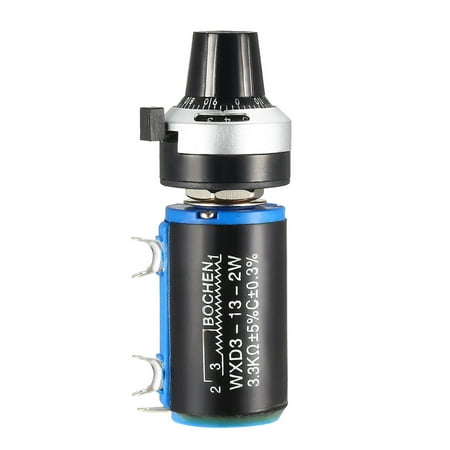 3.3K Ohm Potentiometer Pots Adjustable Resistors Wire Wound Multi Turn ...