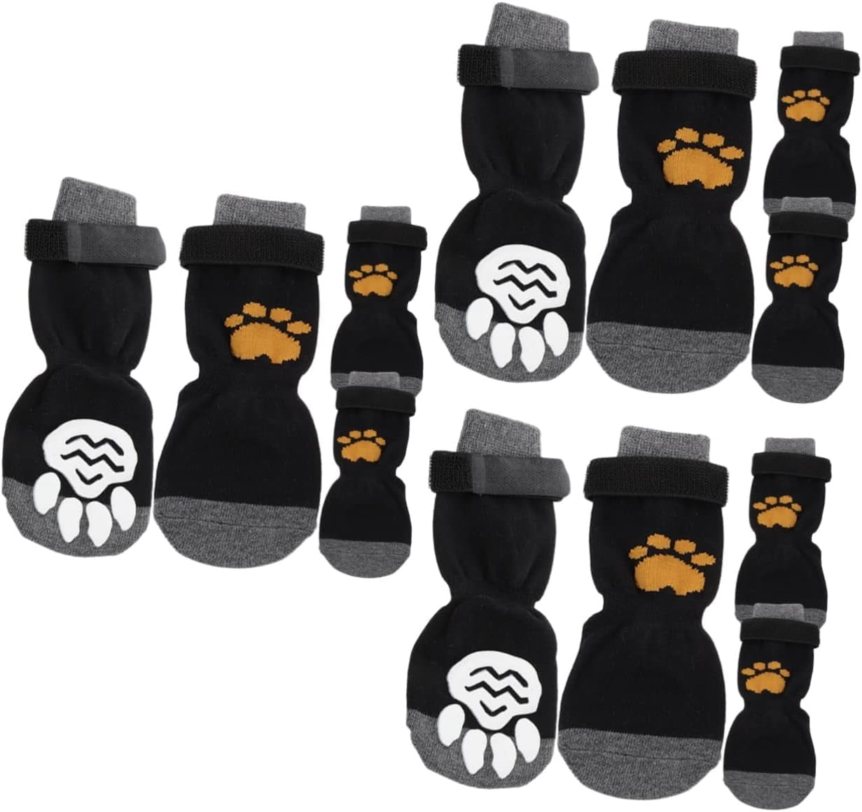 12 pcs Warmers with Anti-Slip Side Protection Hardwood Leg Socks Puppy ...
