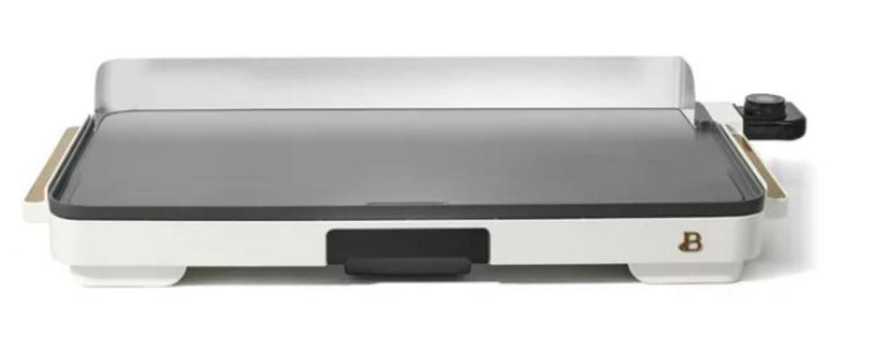 Beautiful XL Electric Griddle, 12" x 22"- Non-Stick by Drew Barrymore ...