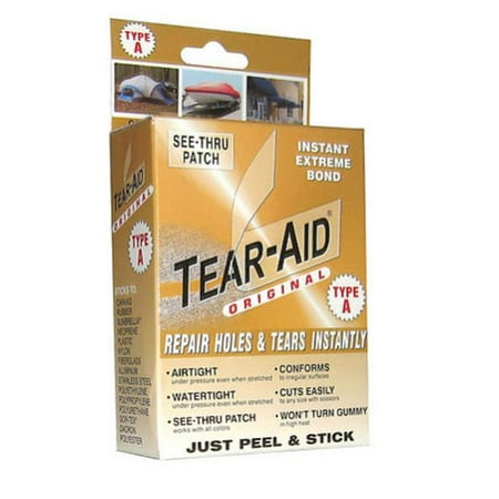 Tear-Aid 118120 Tear-Aid Type A Fabric Patch Kit | Walmart Canada