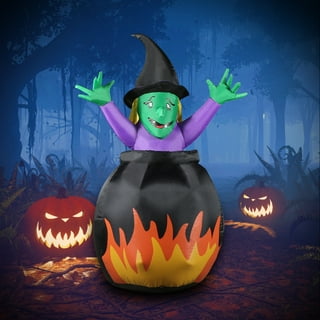 Costway 8FT Inflatable Nutcracker Soldier w/ 2 Built-in LED Lights ...