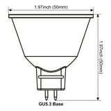 TORCHSTAR MR16 LED Bulb - 490lm 5000K Dimmable Spotlight - Walmart.com
