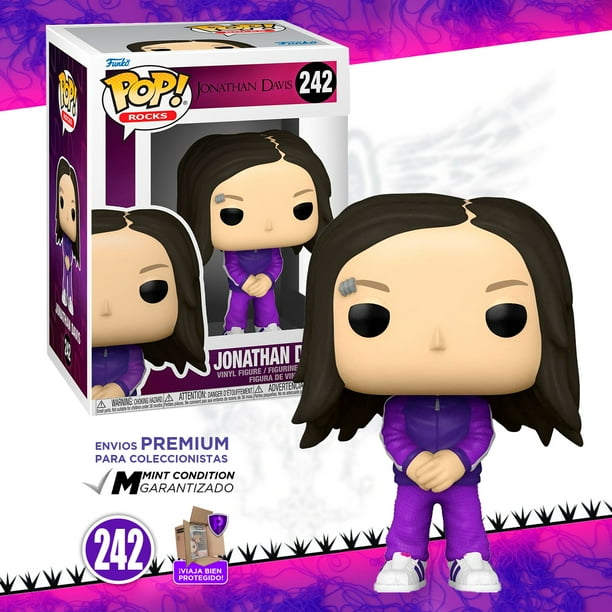 Funko Pop Jonathan Davis #242 Adidas Traje Morado Korn Funko Funko ...