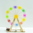 1 Set Ferris Wheel Models DIY Children Model Toys Wooden Model for Kids ...