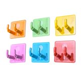 AMLESO 6 Piece Wall Mounted Racket Racket Stand, Badminton Racket Hook ...