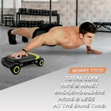WONDER CORE Slide Fit, Ab Roller Board with 4 Wheels, Automatic Rebound ...