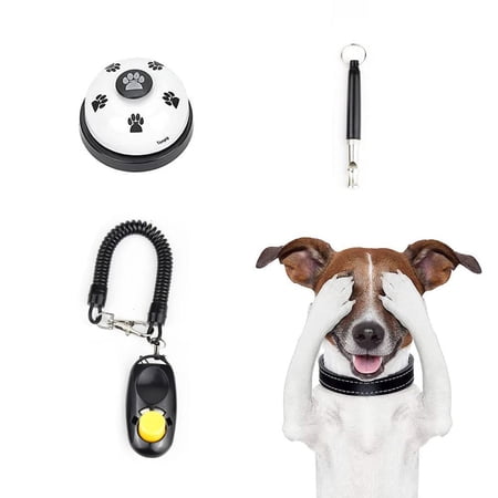 Ultrasonic Dog Whistle and Dog Clicker Anti Bark Reminder Dog Whistle ...