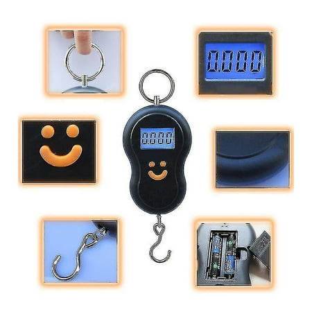 Pocket Portable 50kg Lcd Digital Scale Electronic Hand Held Hook Belt ...