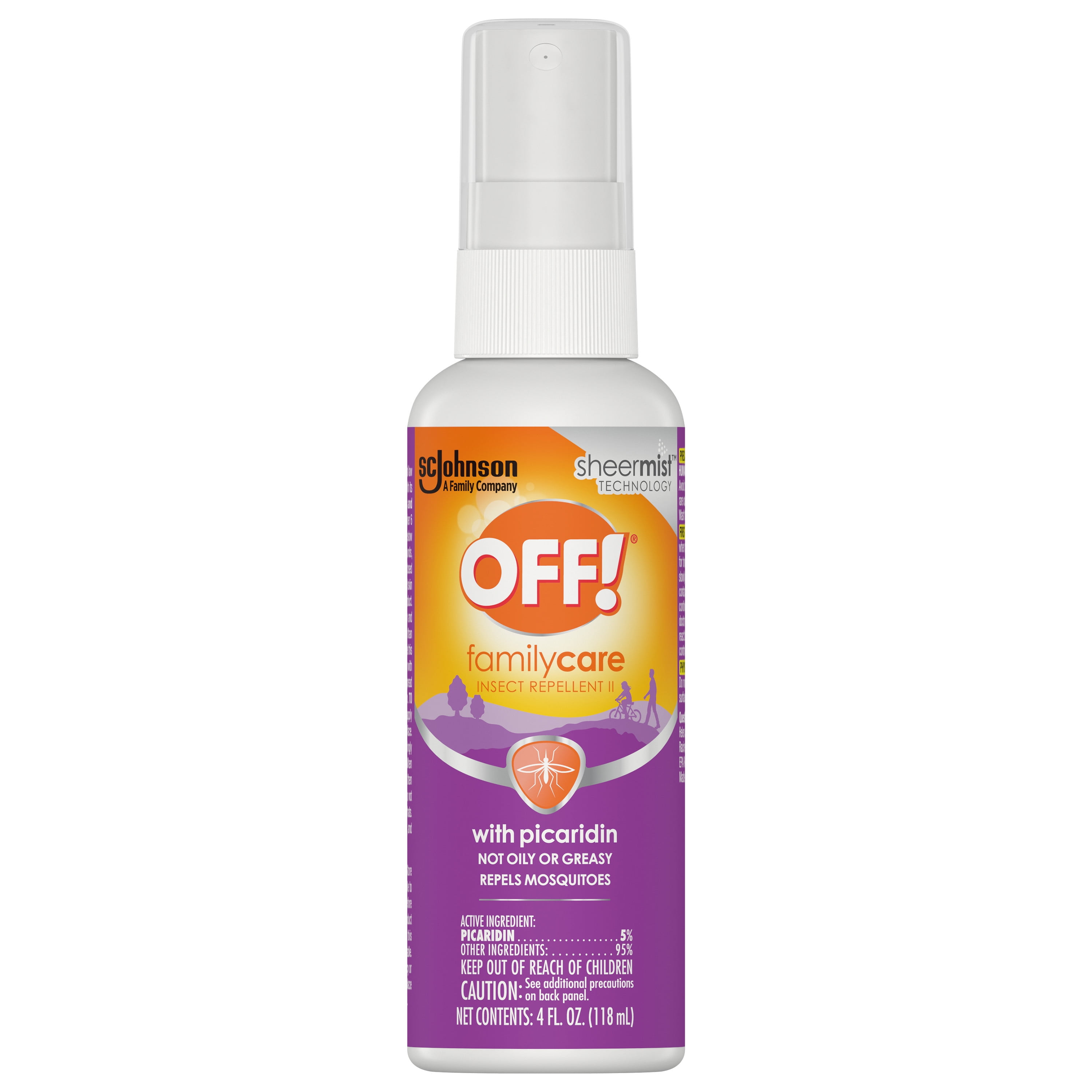 OFF! FamilyCare Insect Repellent II, 4 fl oz Pack - 3 - Walmart.com