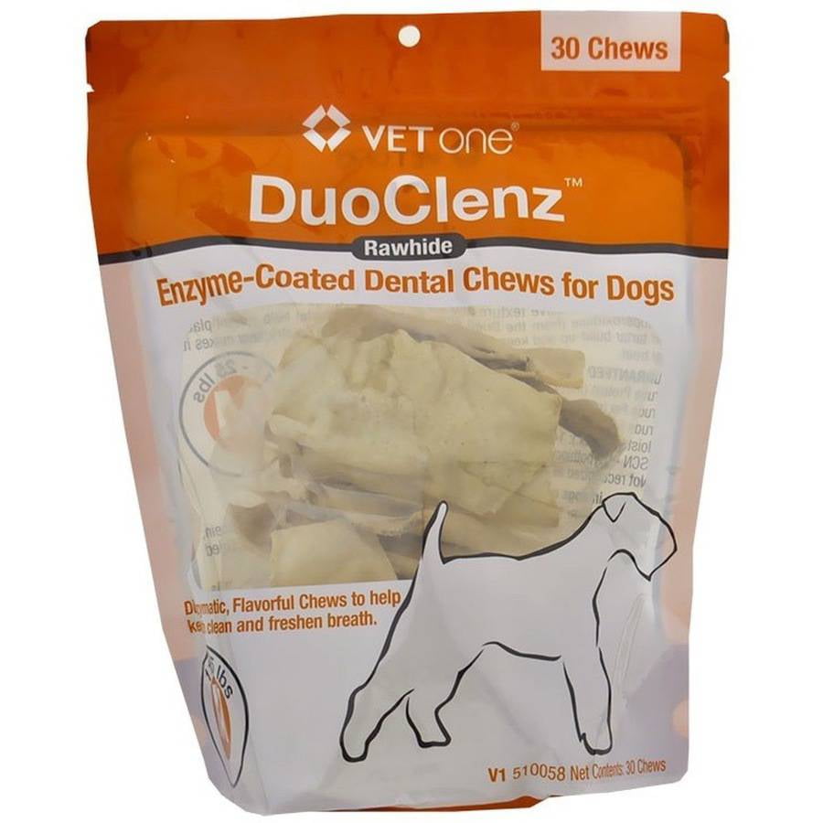 VetOne DuoClenz Enzyme-Coated Dental Chews, Medium, 30 Count - Walmart.com