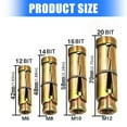 10 Pack M/8/10/12/6 Expansion Bolts High Strength Anchors for Mounting ...
