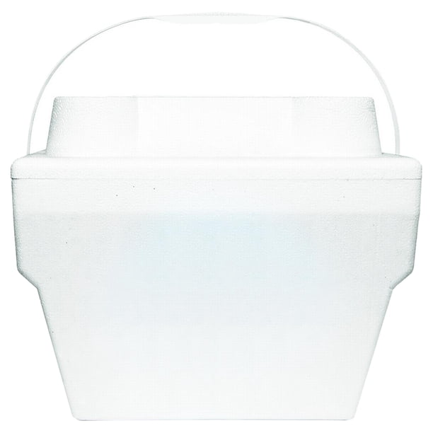 Lifoam Party Foam 22 qt Styrofoam Cooler, 18 in, White - Walmart.com