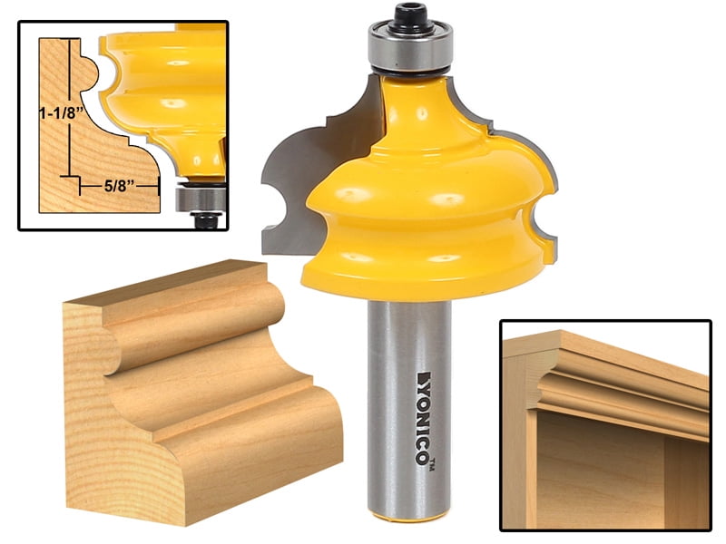 Yonico Classical & Bead Moulding & Edging Router Bit - 1/2" Shank ...