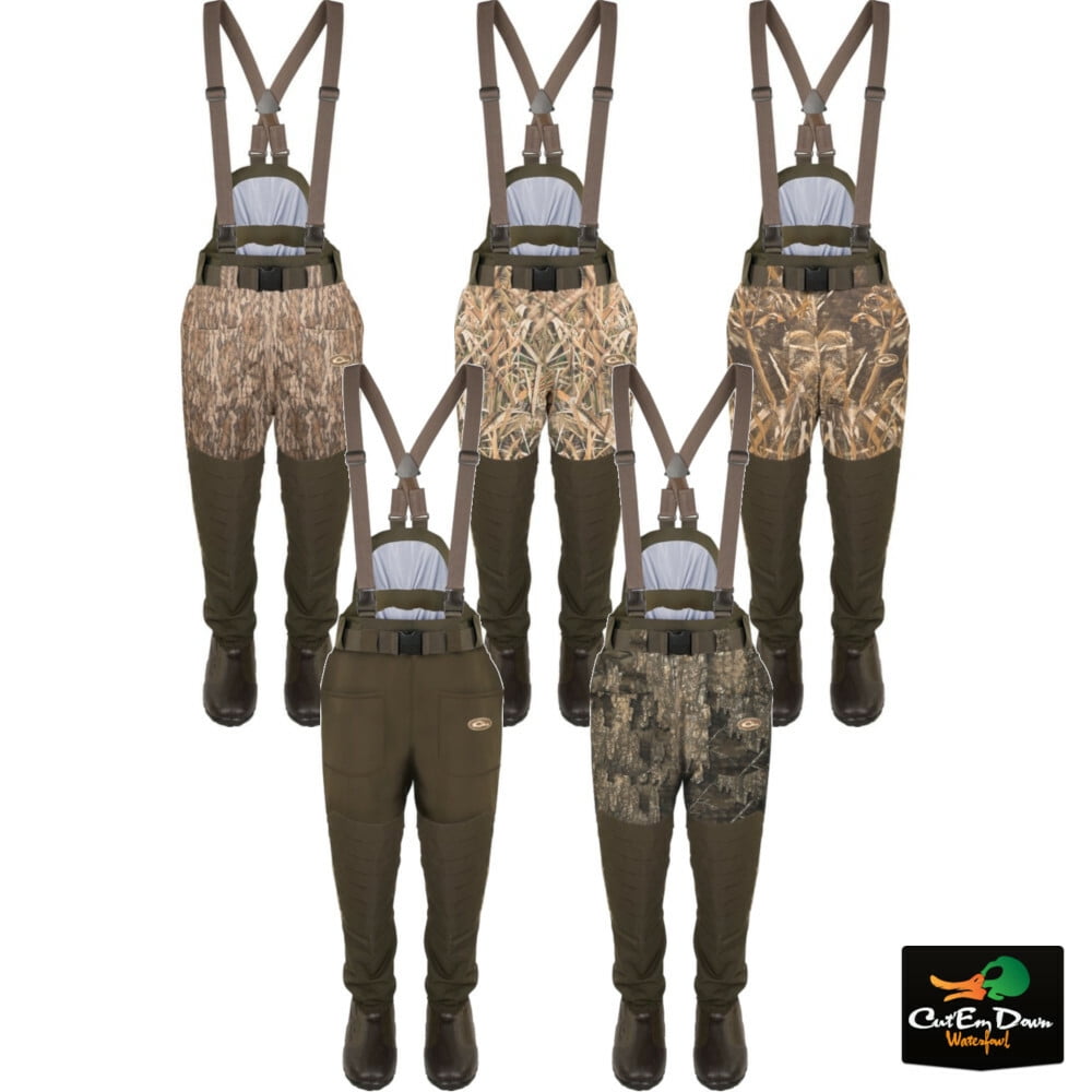 DRAKE WATERFOWL GUARDIAN ELITE 6-LAYER 4-N-1 WAIST WADERS W/ TEAR AWAY ...
