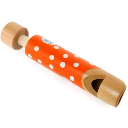 Whistle Toy, Cartoon Woo-den Push Pull Flut-e Whistle Musical ...