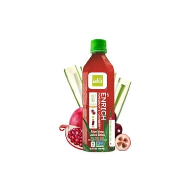 Alo Allure Aloe Vera Juice Mangosteen & Mango, 16.9 Fl Oz, 12 Count ...