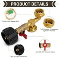 Propane Refill Adapter for 1 LB. Tanks, Propane Adapter 20lb to 1lb ...
