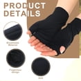 3 Pairs Skin Thin Protector Gloves Tone Fingerless Gloves Protective ...