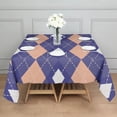 52x52in(132x132cm) Square Tablecloth, Waterproof Polyester Table Cover ...