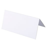 Dry Erase Name Tent Table Cards 8.5" x 3" (30 Pack) Reusable Name Cards ...