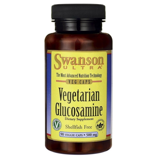 Swanson Vegetarian Glucosamine - Shellfish Free 500 mg 90 Veggie ...
