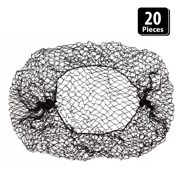 Popular Life Scarlett Durable and Invisible Hair Nets, Black (Pack of ...