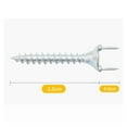 50PCS Seamless Nails Double-Headed Screw Solid Wood Baseboard Seamless ...