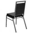 (10 PACK) Square Back Banquet Dining Chair with Black Vinyl ...