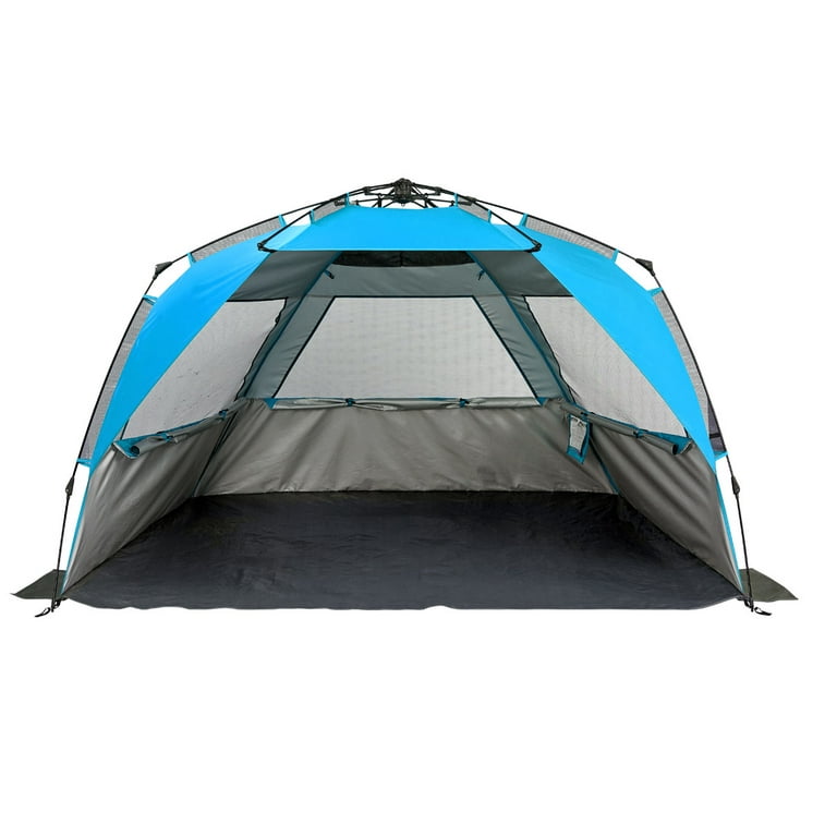 E-Z Up® Wedge Instant Shelter® Beach Tent, Blue Splash E-Z Up® Wedge Instant Shelter® Beach Tent, Blue Splash