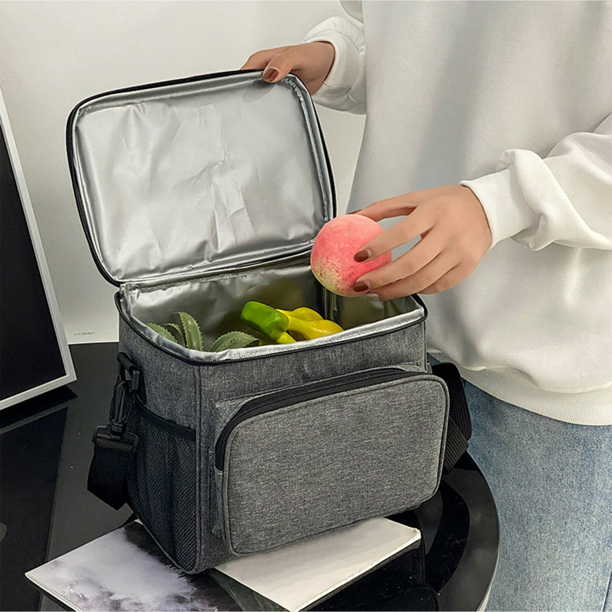 Click here for Boovnll Lunch Box  Thickened Waterproof Shoulder C... prices