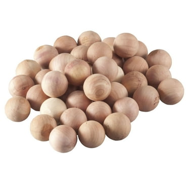 Cedar Balls - Absorb moisture and Eliminate Odors (Set of 24) by ...