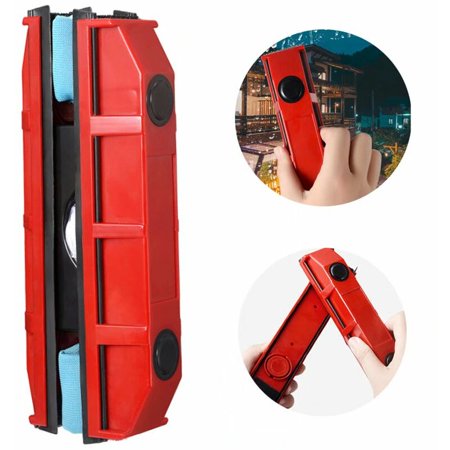 Magnetic window cleaning squeegee for glazing from 2 to 8 mm | Walmart ...