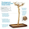 Prevue Pet Products Coffeawood Java Tree Small Floor Playstand Style #2 ...