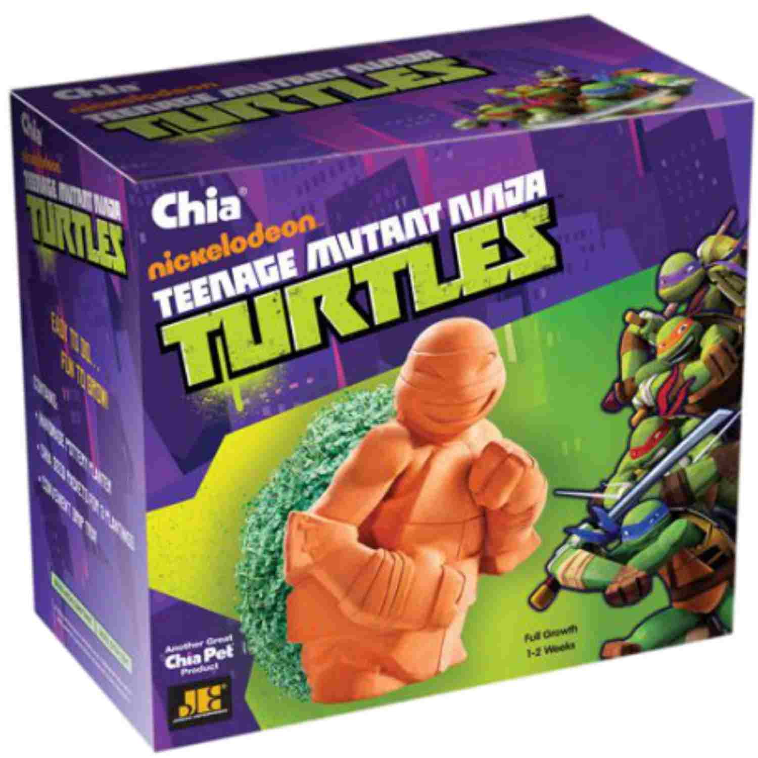 Chia Pet Teenage Mutant Ninja Turtle Decorative Pottery Planter, Easy ...