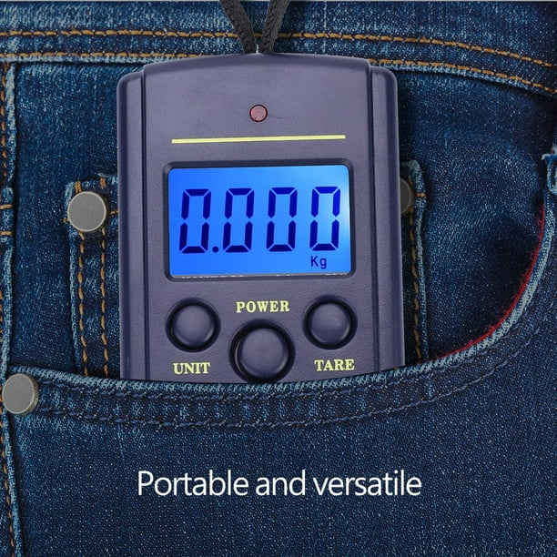 Portable Pocket Scale 40kg Fish Weight Scales Weighing Scales Fishing ...