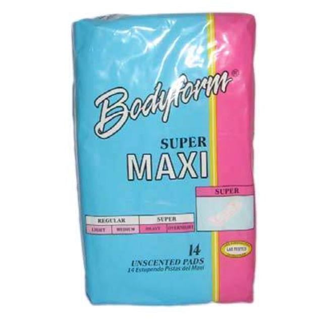 Bodyform.maxi Pad 14ct Super Wholesale, (36 - Pack) - Walmart.com