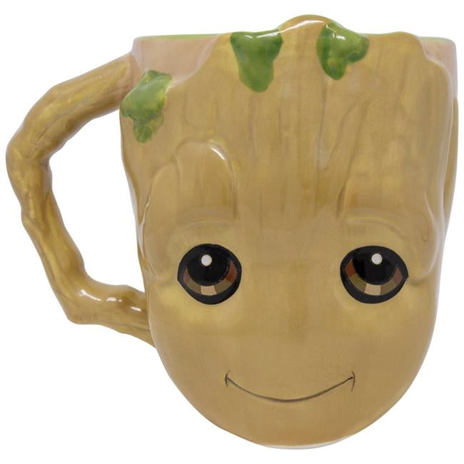 Marvel Guardians of the Galaxy Baby Groot 20 oz Ceramic 3D Sculpted Mug ...