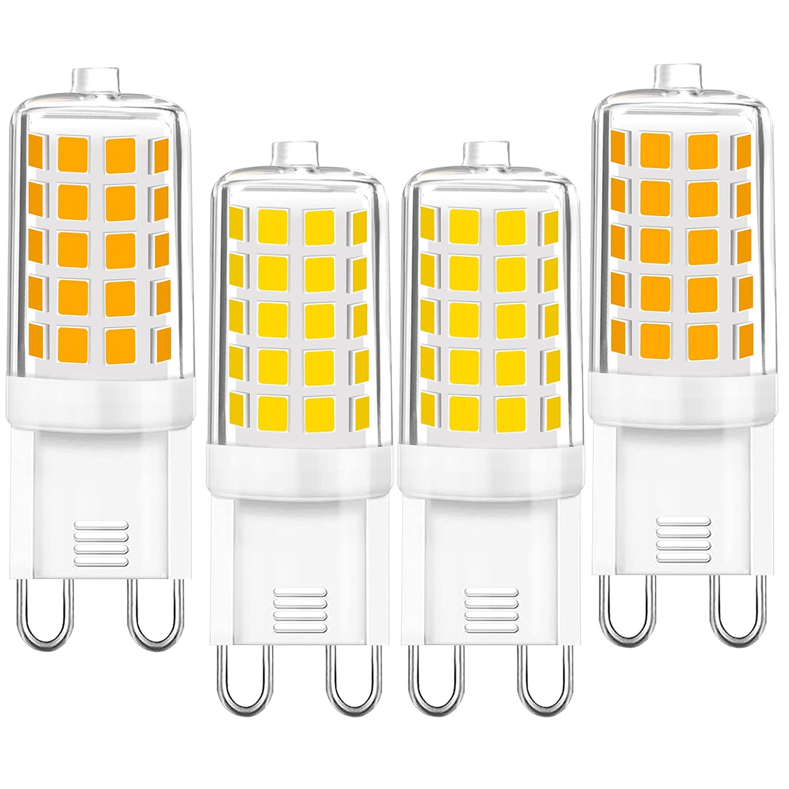 Rosnek G9 LED Light Bulb Bi Pin Base, G9 Base Bulbs for Chandeliers, 4W ...