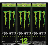 Monster Energy, Original Green, Energy Drink, 12 fl oz, 12 cans ...
