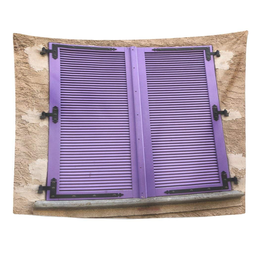 ZEALGNED Vintage Colored Wooden Window Shutters in Small Hilltop ...